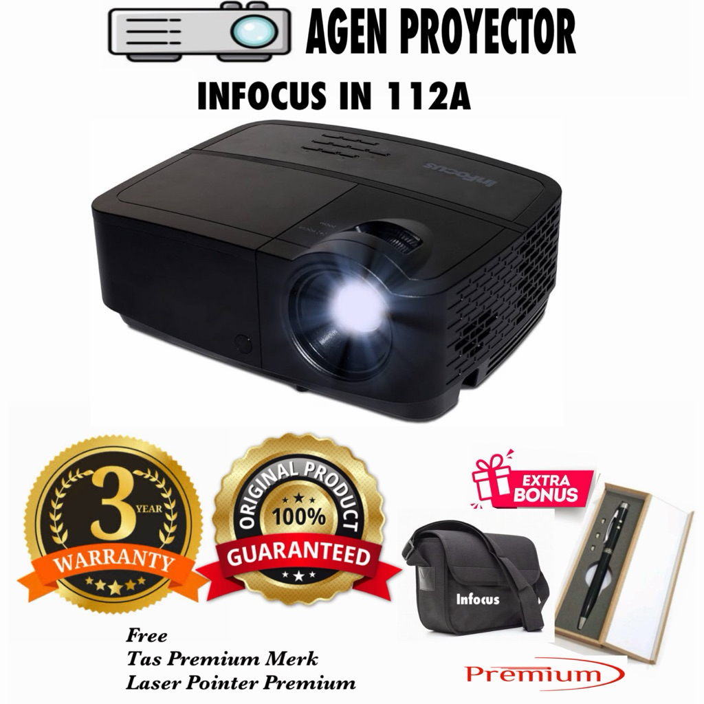 Jual PROYECTOR INFOCUS IN 112A ORIGINAL PRODUCT | Shopee Indonesia