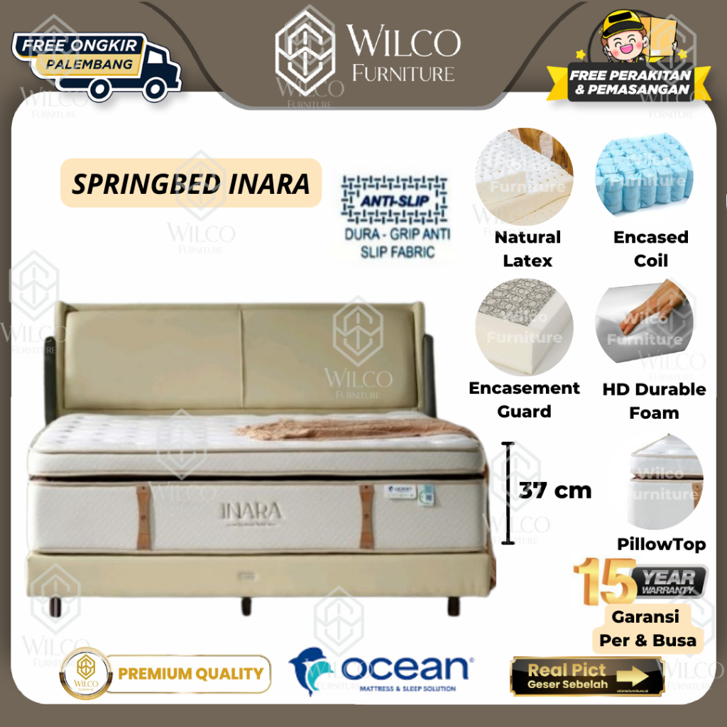 Jual Springbed Ocean Inara Natural Latex | Kasur Matras Ocean Inara ...