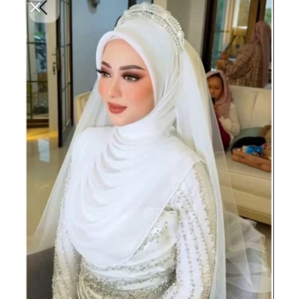Jual Drapery Instan Hijab Set Jilbab Malaysia Pashmina Terpisah Dada By ...
