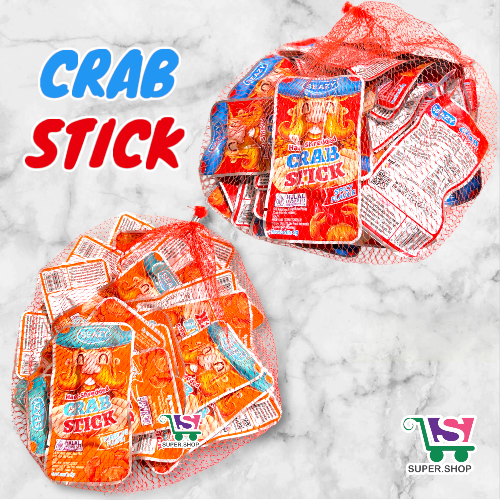 Jual Seazy Crab Stick Kepiting Hand Shredded Jaring (isi 30 pcs ...
