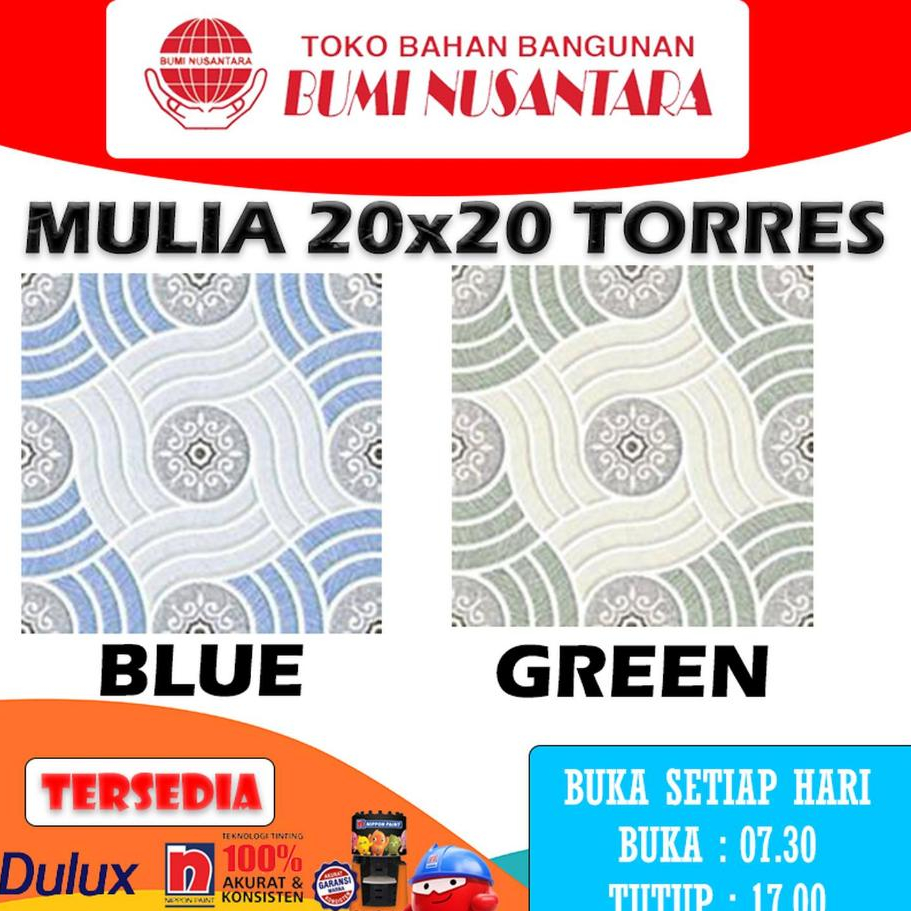 Jual Keramik 20x20 Torres Blue Green Kasar Mulia Tile Texture Lantai ...