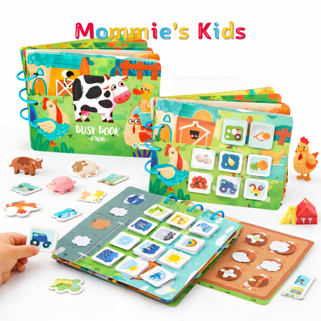Jual Buku Aktivitas Bayi Busy Quiet Book Dan Velcro TK Quiet Book Lucu ...