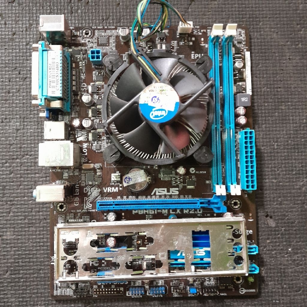 Jual Motherboard Asus H61 LGA 1155 Core i3 | Shopee Indonesia
