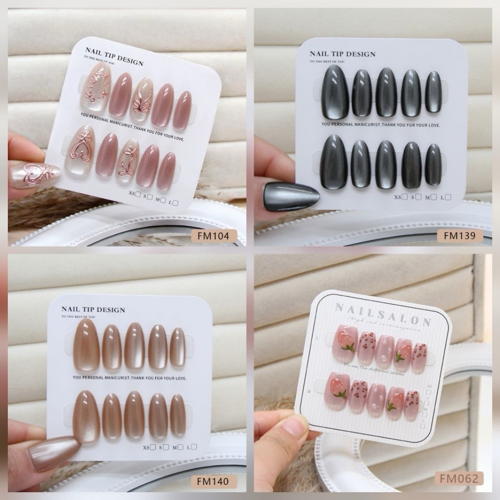 Jual Kode FM | PART 1G MOTIF BARU - Kuku Cantik 10pcs set Kuku Palsu ...