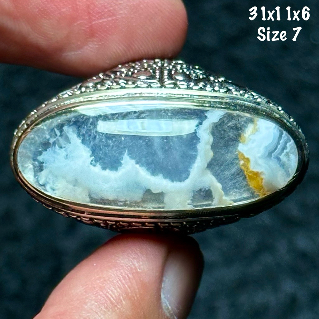 Jual Cincin Batu Akik Natural Baturaja Lafadz Allah 3D Awan Aquarium ...