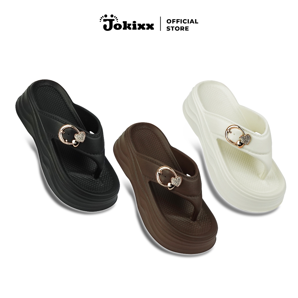 Jual Jokixx Sandal Wanita EVA Ban Hias Gesper Ring Love - Empuk ...