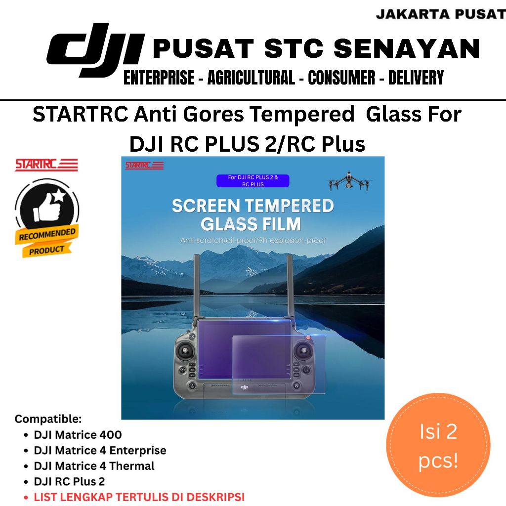 Jual Anti Gores Tempered Glass Remote Matte Drone DJI Matrice 4 ...