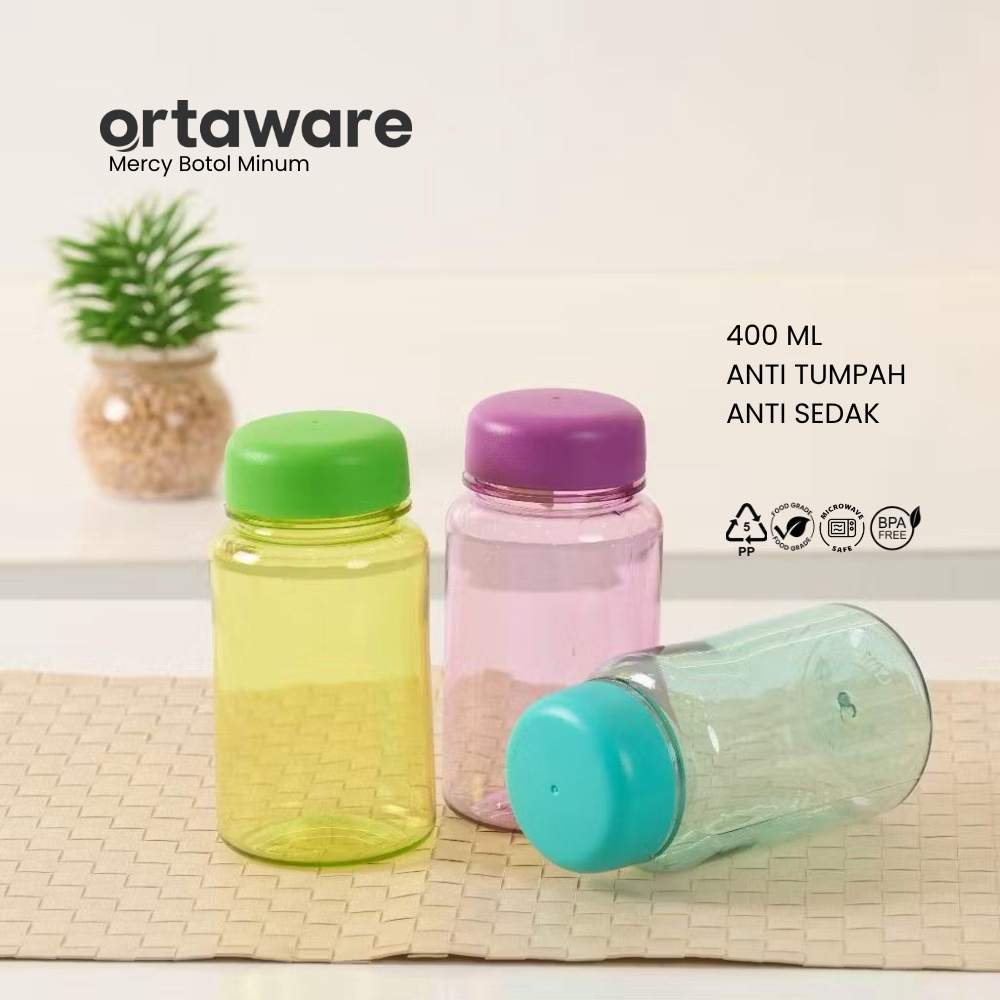 Jual Botol Minum Mercy 400ml BPA Free Anti Tumpah Kitchenware Water ...