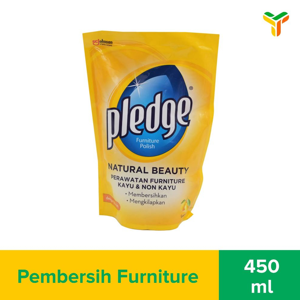 Jual Pledge Furniture Polish Liquid Lemon Pouch 450Ml | Shopee Indonesia