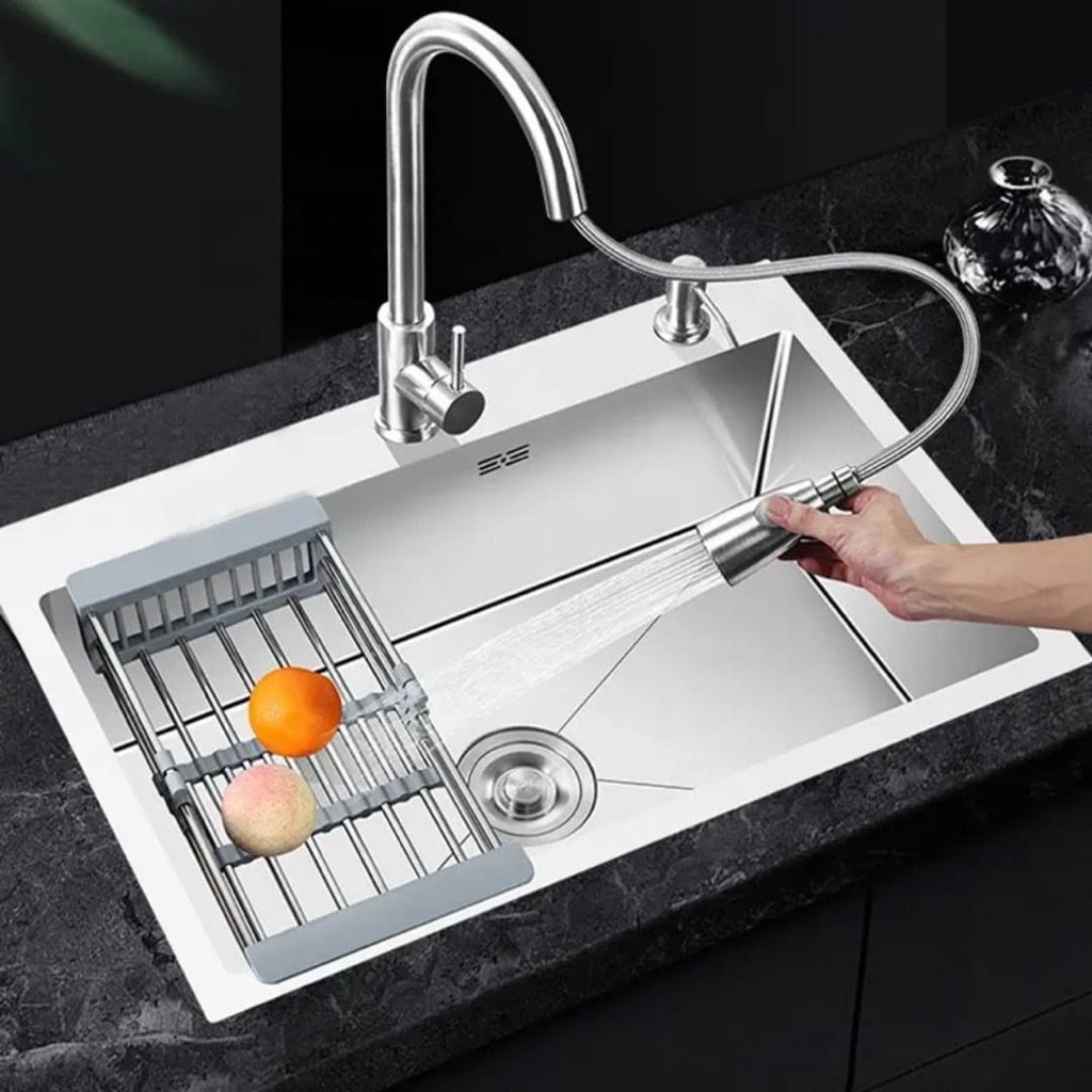 Jual KITCHEN SINK PREMIUM SILVER ALL UKURAN | Shopee Indonesia