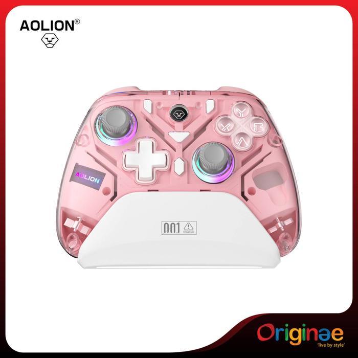Jual Aolion K10 Gaming Controller with Charging Dock and Dongle - RGB ...
