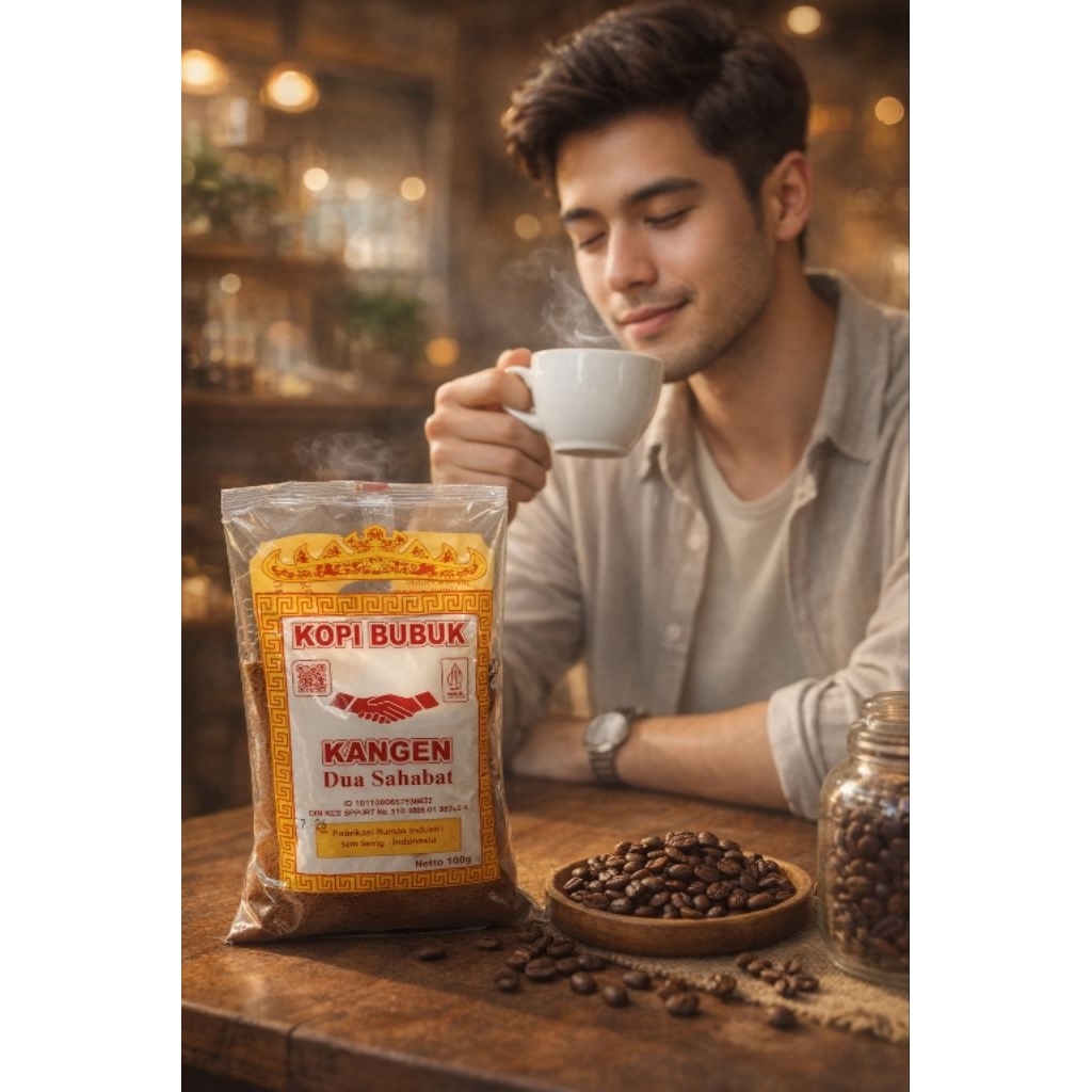 Jual kopi bubuk cap KANGEN 100gr kopi asli produksi kota lampung ...
