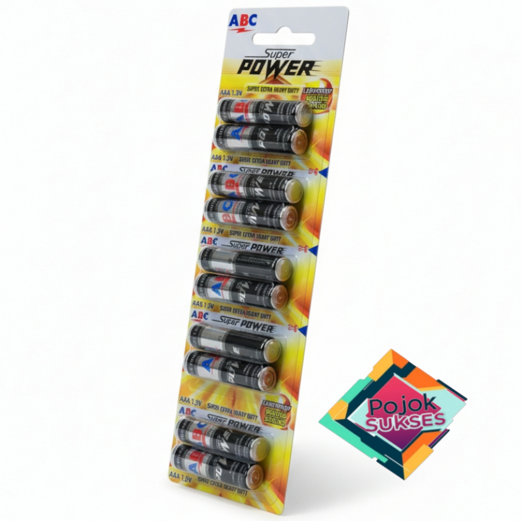 Jual Batre Abc Super Power AAA isi 12 Pcs Asli-Original | Shopee Indonesia