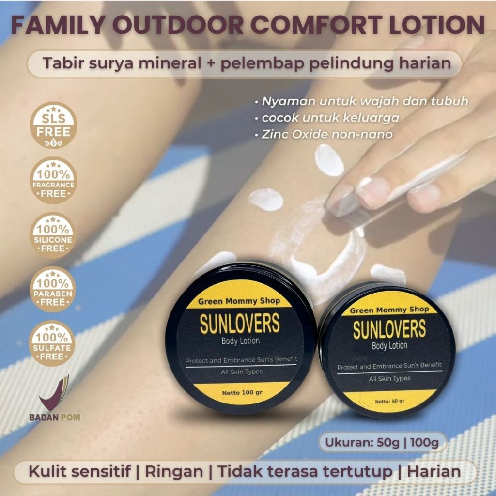 Jual Green Mommy Shop - Family Outdoor Comfort Lotion | Tabir Surya ...