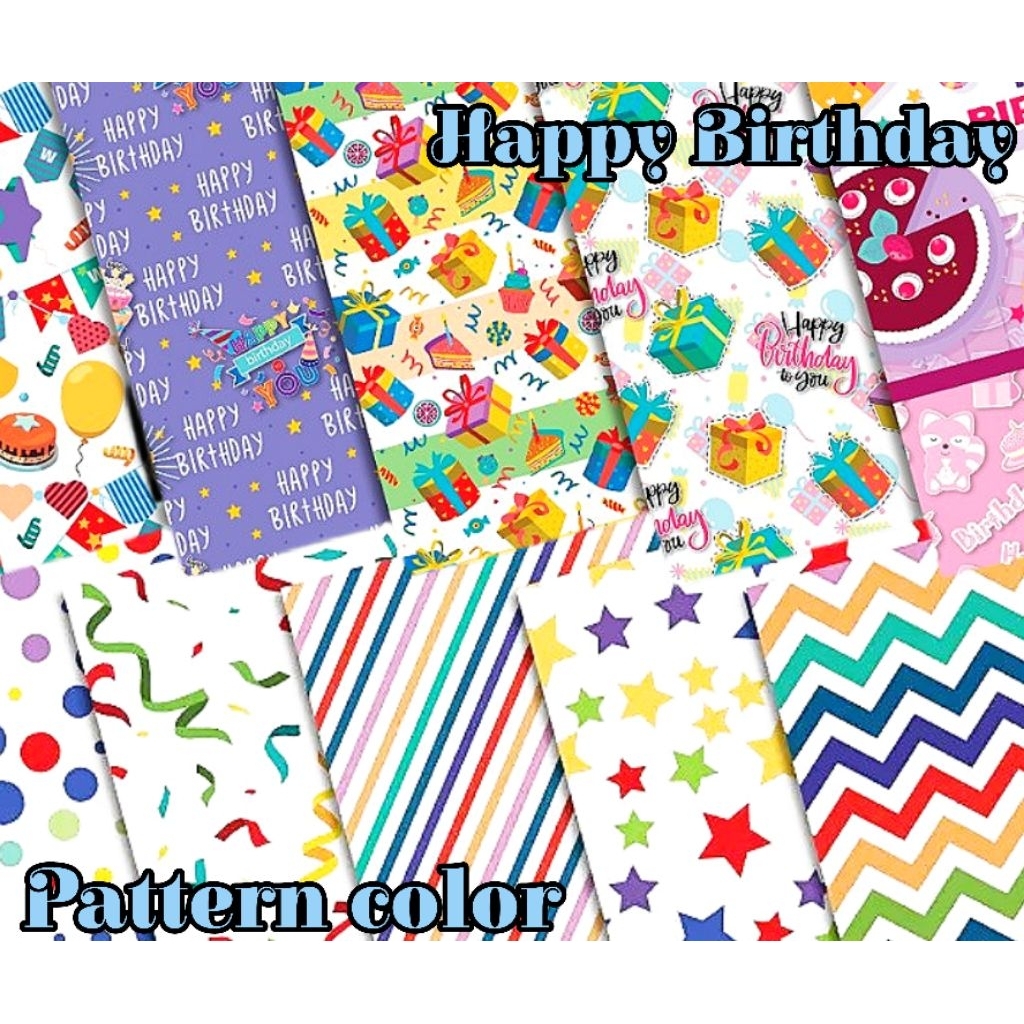 Jual Kertas Kado Sampul Hadiah Packing Bungkus kado Gift | Shopee Indonesia