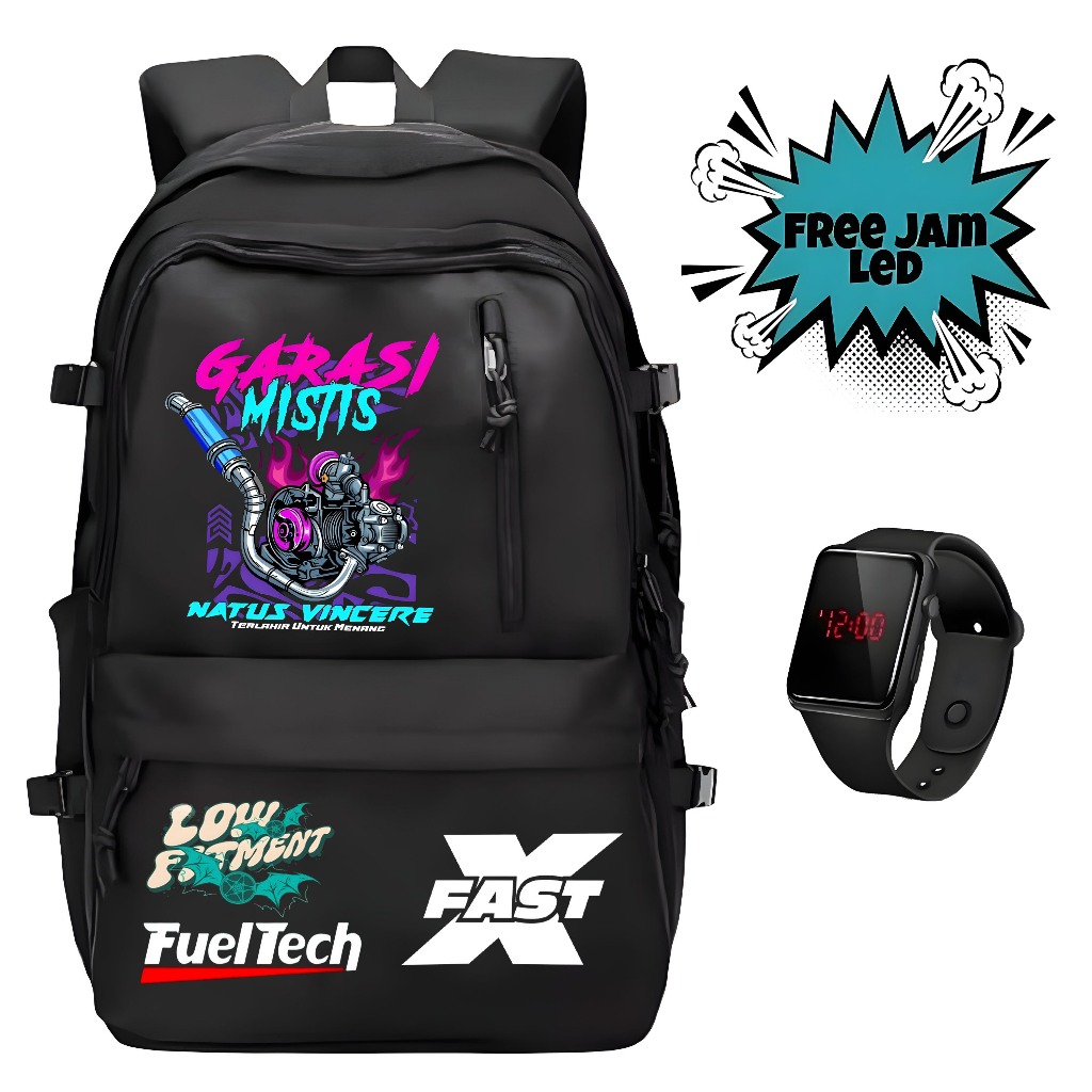 Jual Tas Ransel Backpack Pria Casual Model Cargo Terbaru 2025 Tas Kece ...