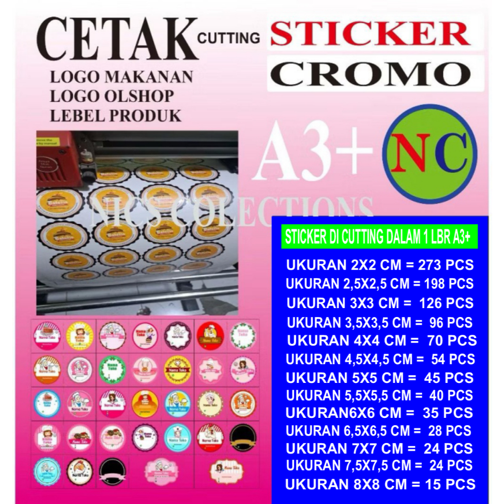 Jual Sticker Chromo Terlengkap & Harga Terbaru Juni 2026 | Shopee Indonesia