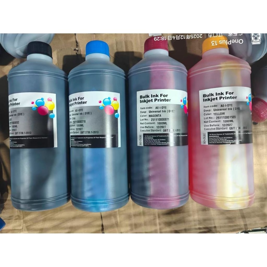 Jual TINTA PRINTER UNIVERSAL 1 LITER REFILL PRINTER EPSON CANON HP ...