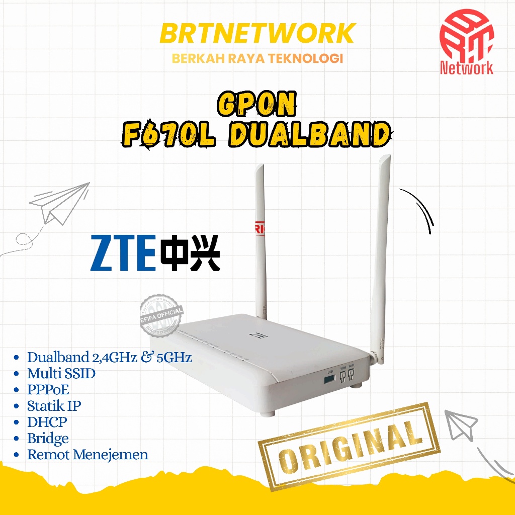 Jual GPON F670L Dualband 2,4GHz & 5Ghz ONT Include Adaptor | Shopee ...
