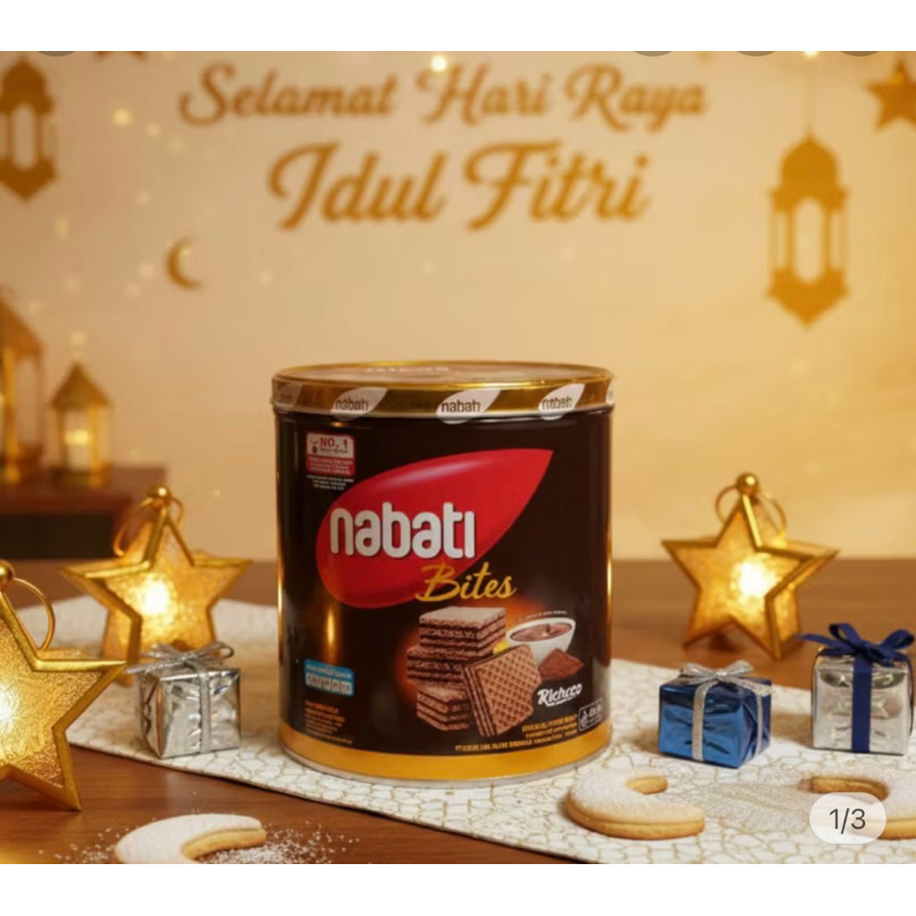 Jual Nabati Wafer Kaleng 240gr- 6 Kaleng per Karton, Snack Lezat untuk ...