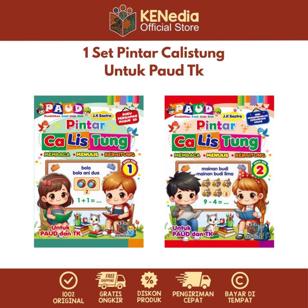 Jual 1 Set Pintar Calistung - Calistung Paud Dan TK BEST SELLER ...