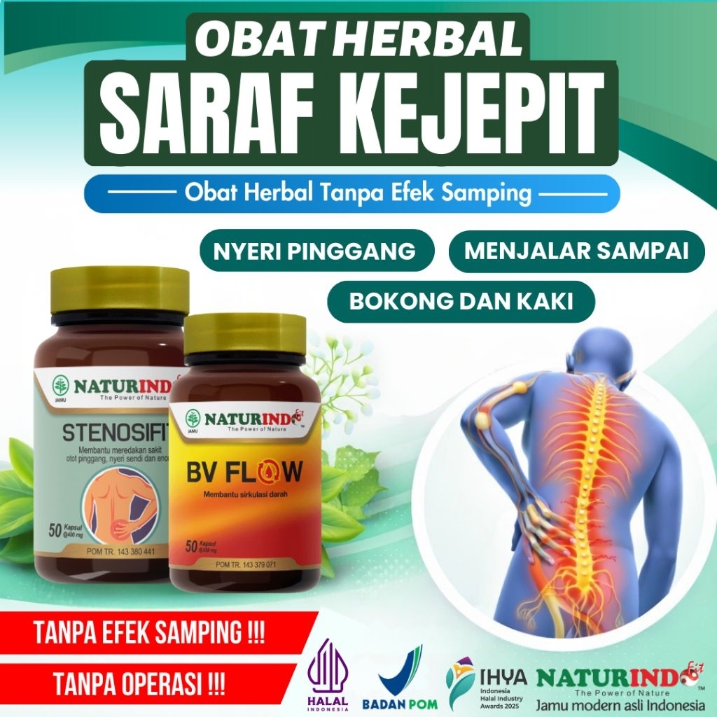 Jual Sciatica Obat Sakit Pinggang Sampai Kaki Sakit Bokong Saraf ...