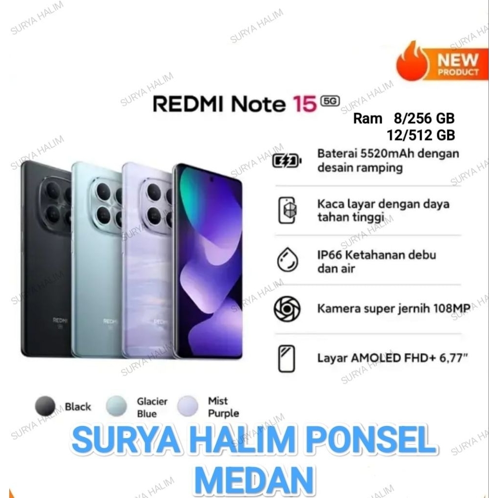 Jual Redmi Note 15 Pro 5G Harga Terlengkap & Harga Terbaru Juni 2026 ...