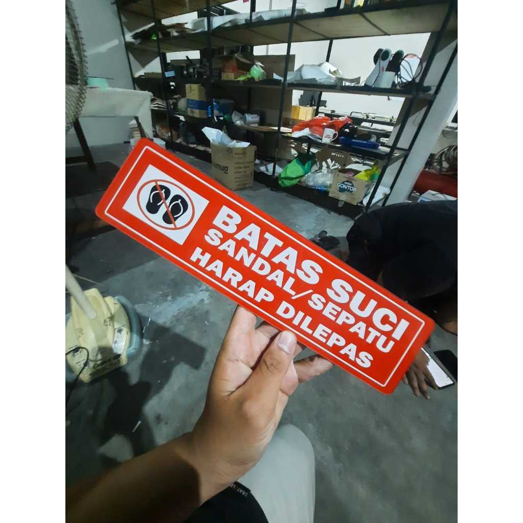 Jual Sign Papan Petunjuk Area Masjid Akrilik Full Colour dan Custom ...