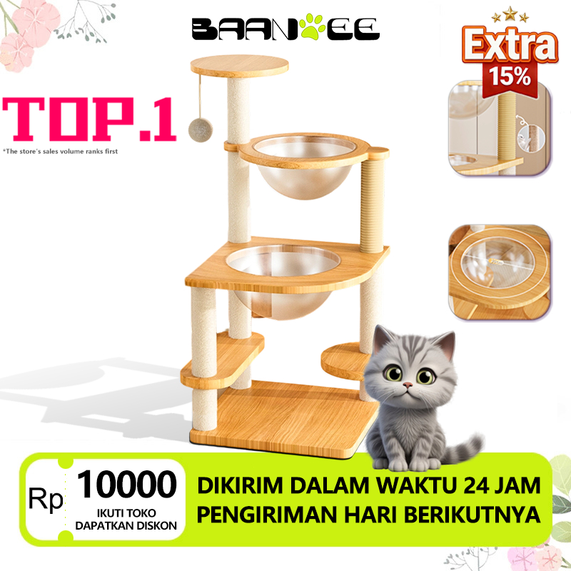 Jual Menara Kucing Cat tree condo Rangka Panjat Kucing cat climbing ...