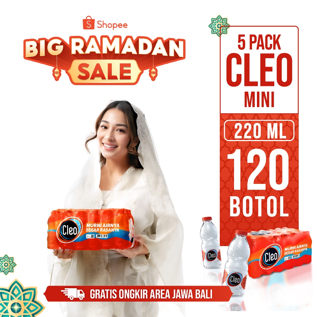 Jual [RAMADHAN SALE] Cleo Air Murni Mini 220 3D - Bundling Hemat 5 ...