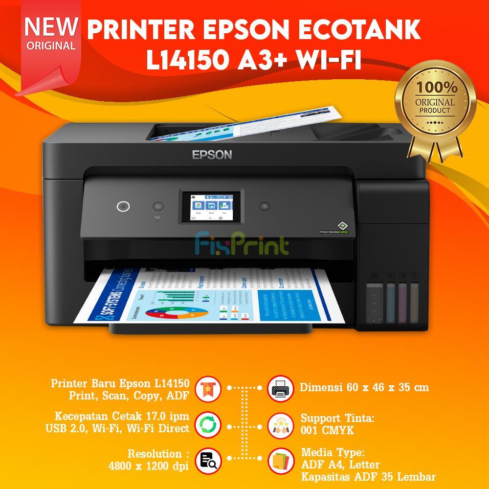 Jual Printer Epson Ink Tank EcoTank L14150 A3+ WiFi Print Scan Copy ...