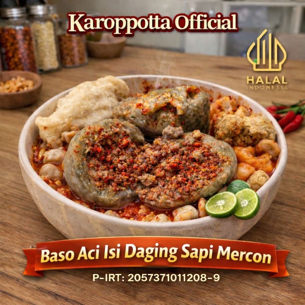 Jual Bakso Aci isi Daging Sapi Pedas Mercon Jumbo | Shopee Indonesia