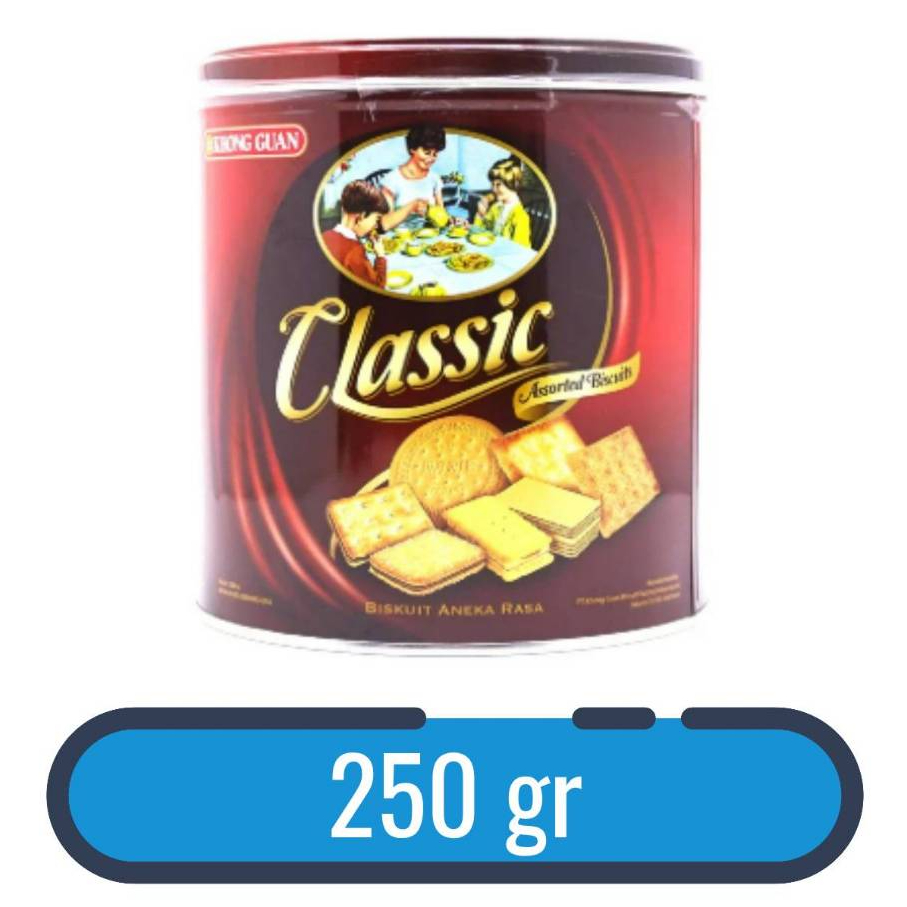 Jual Khong Guan Biskuit Classic Assorted Kaleng 250 gr | Shopee Indonesia