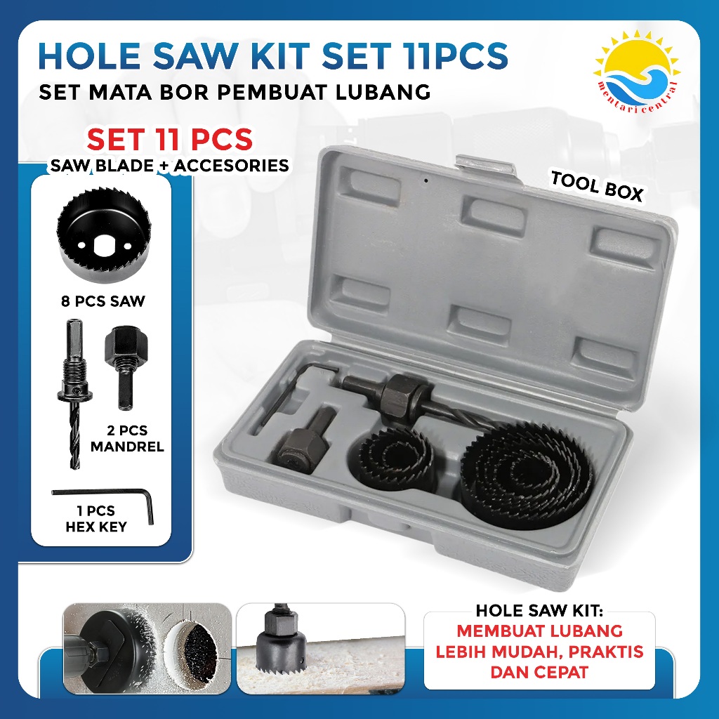 Jual Hole Saw Terlengkap & Harga Terbaru Mei 2026 | Shopee Indonesia