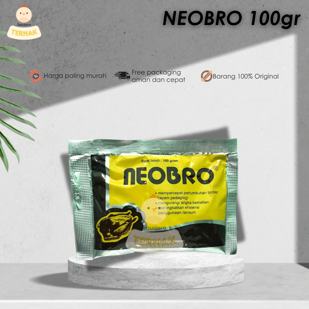 Jual Neobro 100 gram Vitamin Suplemen Penggemuk Ayam Broiler Medion ...