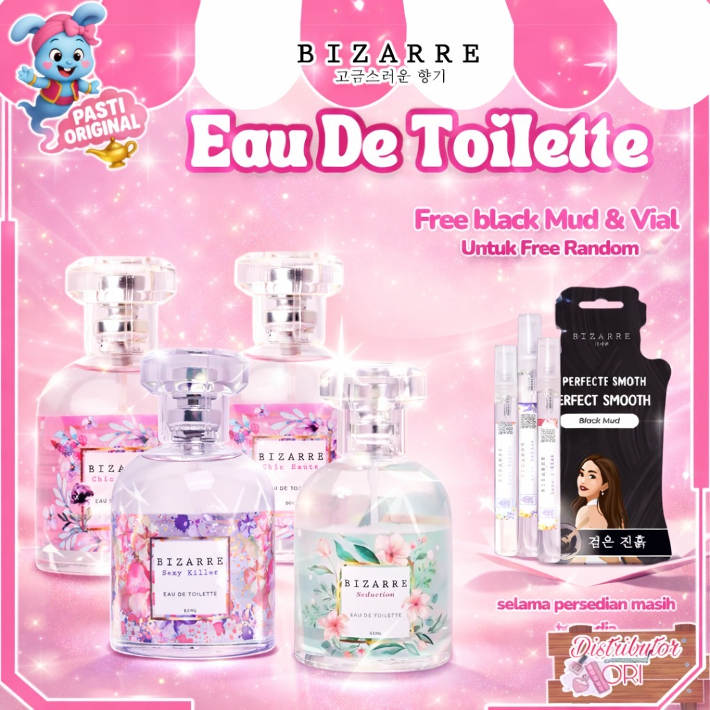 Jual BIZARRE Parfum Wanita Eau De Toilette/EDT 50 ml | ORIGINAL | BPOM ...