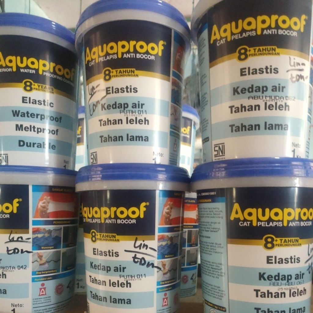 Jual Aquaproof cat pelapis anti bocor /Nodrop waterproof 1kg | Shopee ...