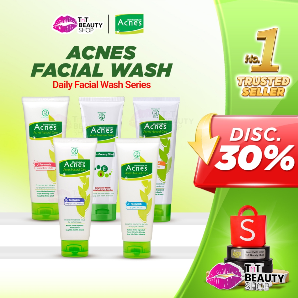 Jual Acnes Creamy Wash Foaming WashingBar Complete White Oil Control ...