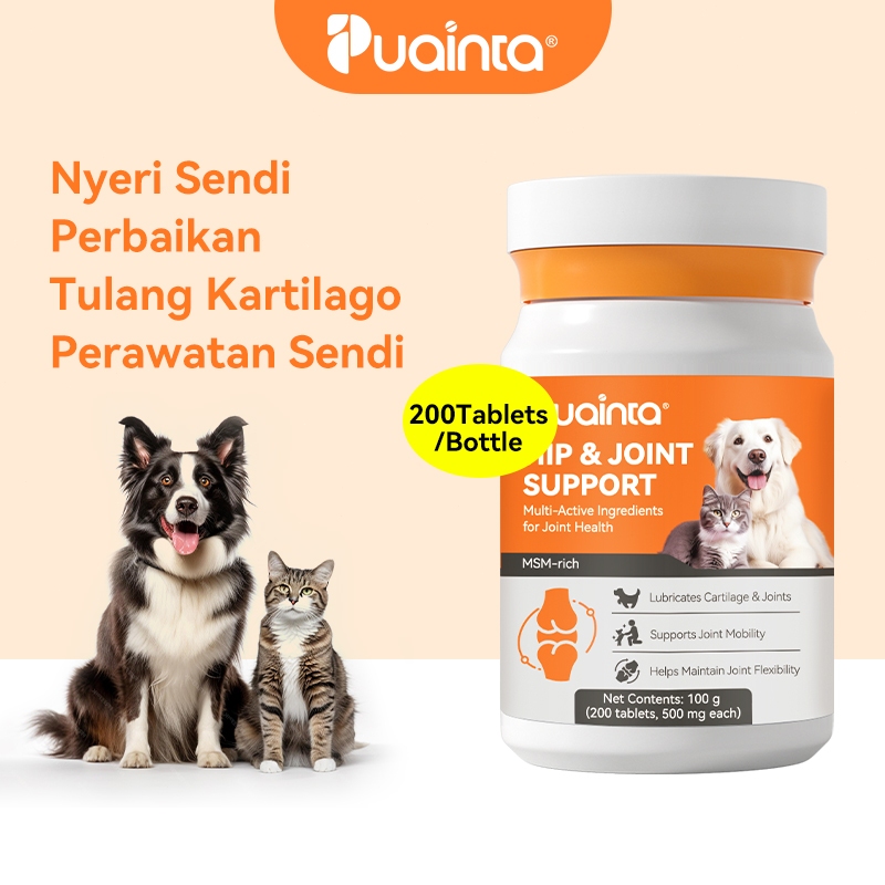 Jual PUAINTA Vitamin Sendi & Tulang Anjing Kucing Atasi Nyeri, Rawat ...