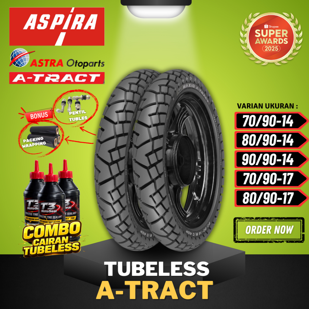 Jual [READY COD] BAN MOTOR RING 14 RING 17 / BAN ASPIRA ON/OFF ROAD ...