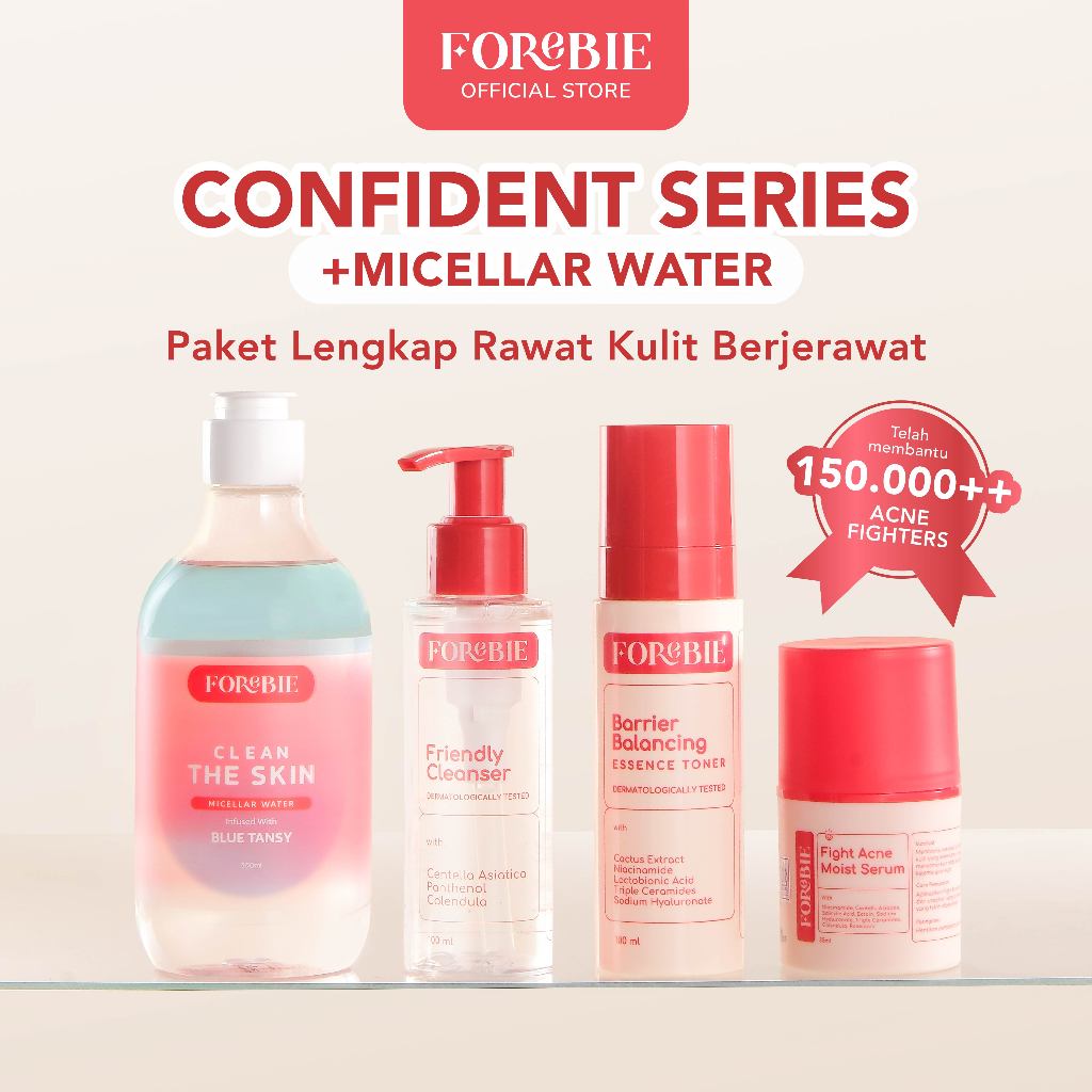 Jual BUNDLE FOREBIE CONFIDENT SERIES DAN MICELLAR WATER - Paket Lengkap ...