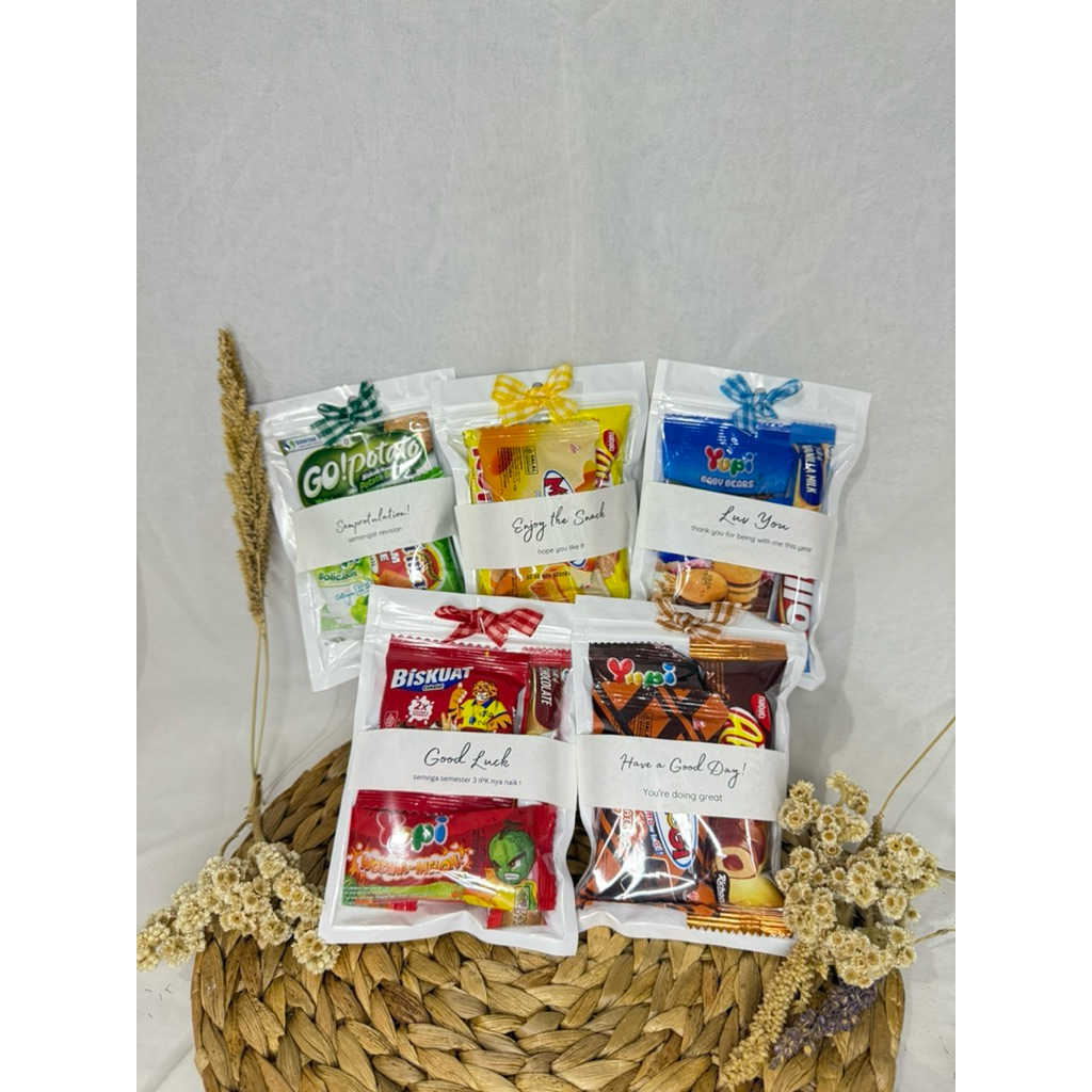 Jual Mini gift snack TERMURAH freebie mini snack mini hampers MINIMAL ...