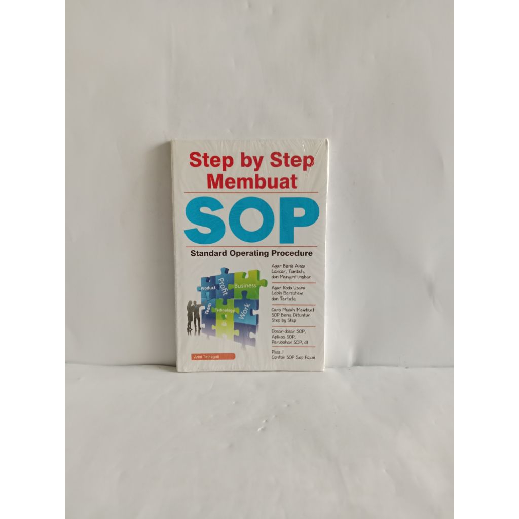Jual Buku original Step by Step Membuat SOP Standard Operating ...