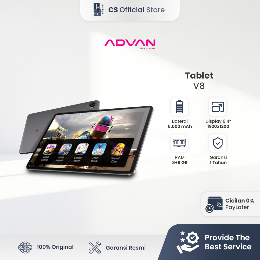 Jual ADVAN Tab V8 | Dual Sim Card 4G LTE | Gaming Mediatek Helio G99 ...