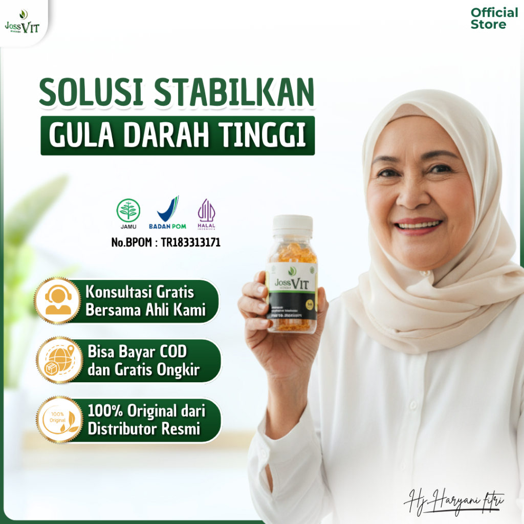 Jual Joss Vit Original Atasi Diabetes Kolesterol Asam Urat dan Impoten ...