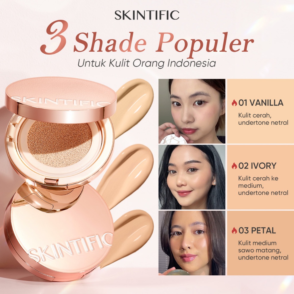 Jual [official store]Skintific Cover All Perfect Air Cushion Refill ...