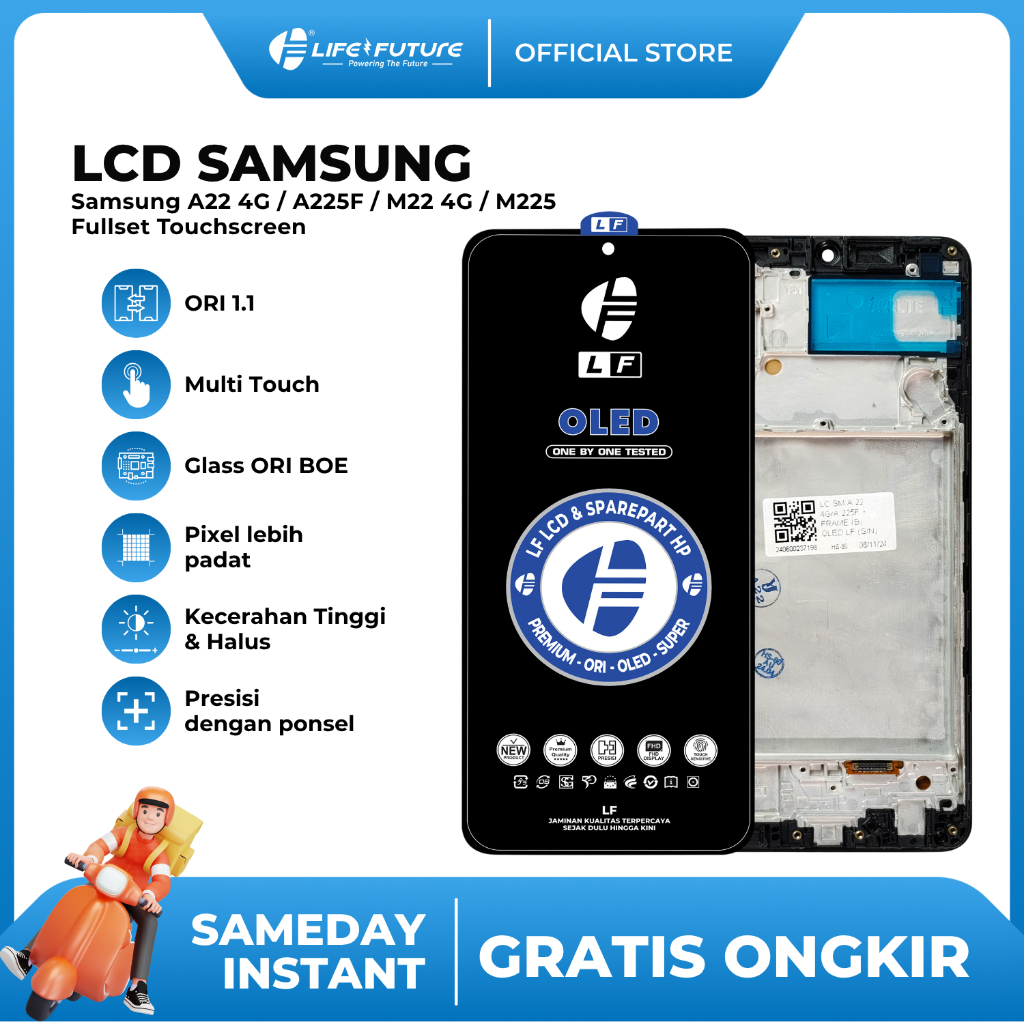 Jual LF - LCD Samsung A22 4G / A225F / M22 4G / M225 Fullset ...