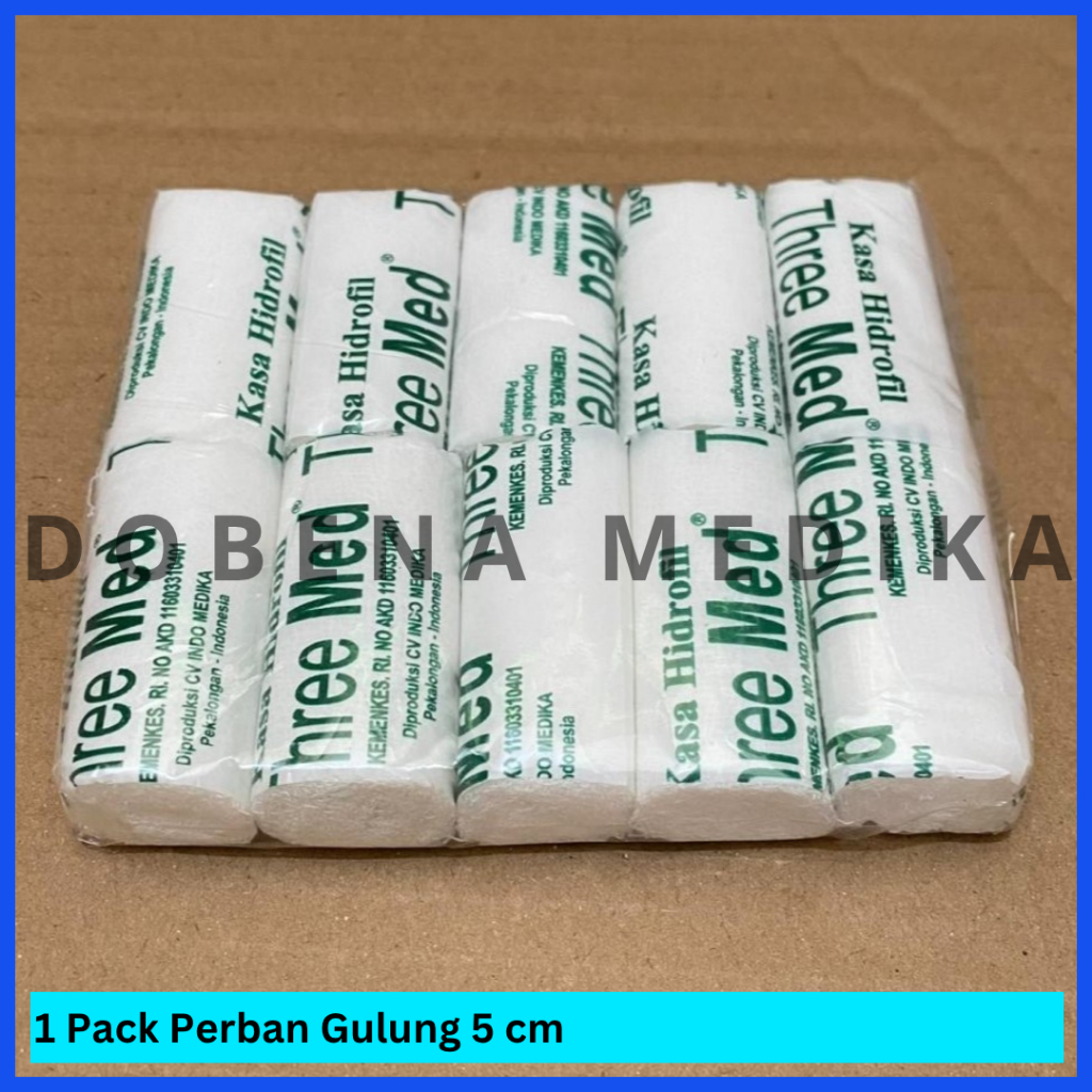 Jual Verban 5 10 cm x 1,5 m Pack / Perban Gulung 5cm 10cm | Shopee ...