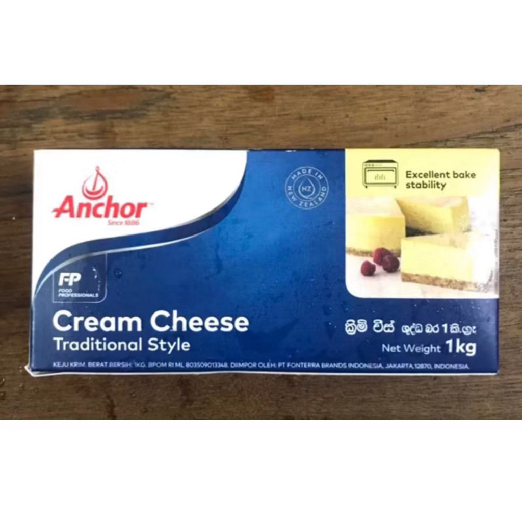 Jual Cream cheese Anchor 1 kg (repack) | Shopee Indonesia