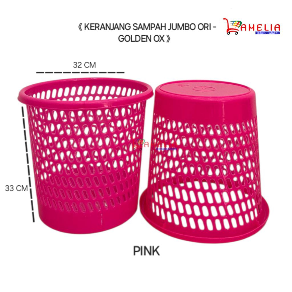 Jual KERANJANG SAMPAH JUMBO ORI - GOLDEN OX | Shopee Indonesia